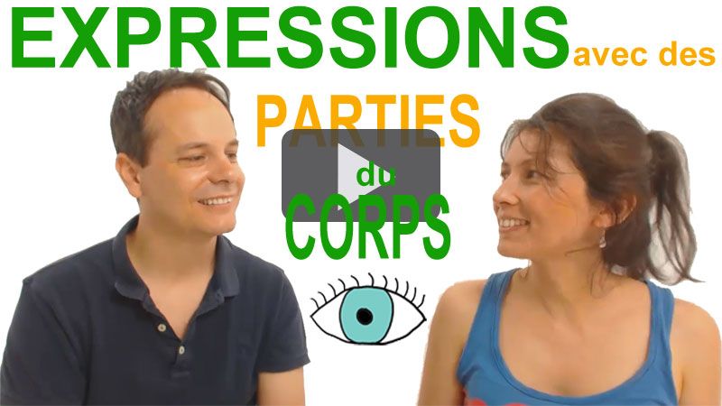 Expressions avec des Parties du Corps | Français avec Pierre